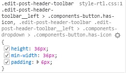 RTL header icons · Issue #31206 · WordPress/gutenberg · GitHub
